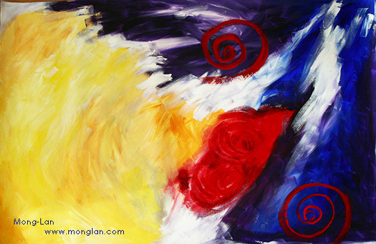 Mong-Lan, Paintings on Canvas