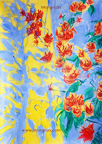 Mong-Lan, Paintings on Canvas